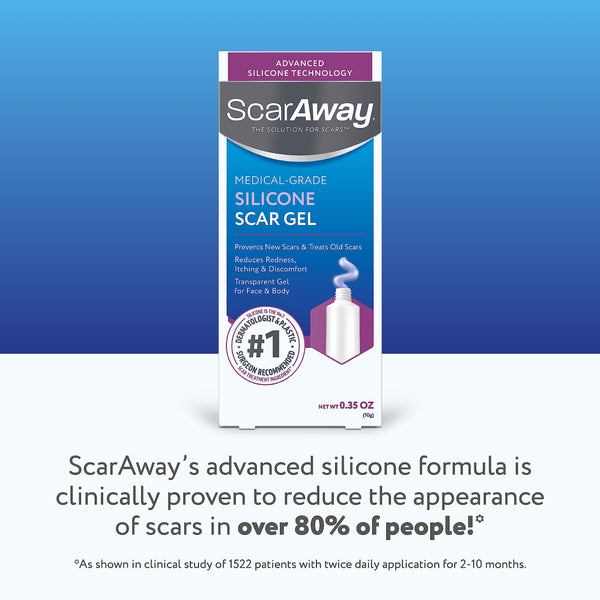 ScarAway Scar Away Scar Repair Gel With Patented Kelo-Cote Technology ...